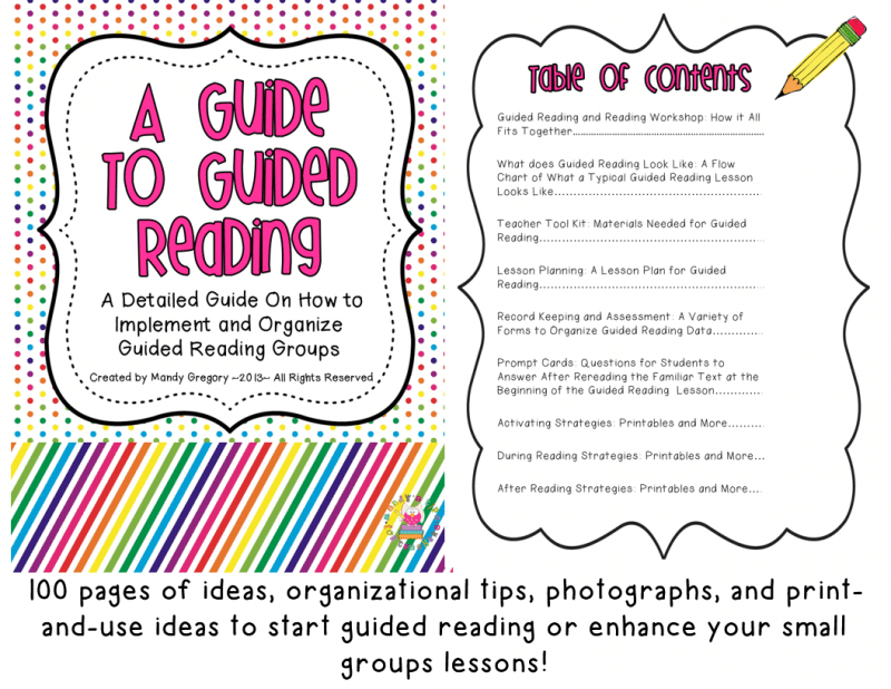 Guided Reading Know How and a Guided Reading FREEBIE! - Mandy's Tips ...